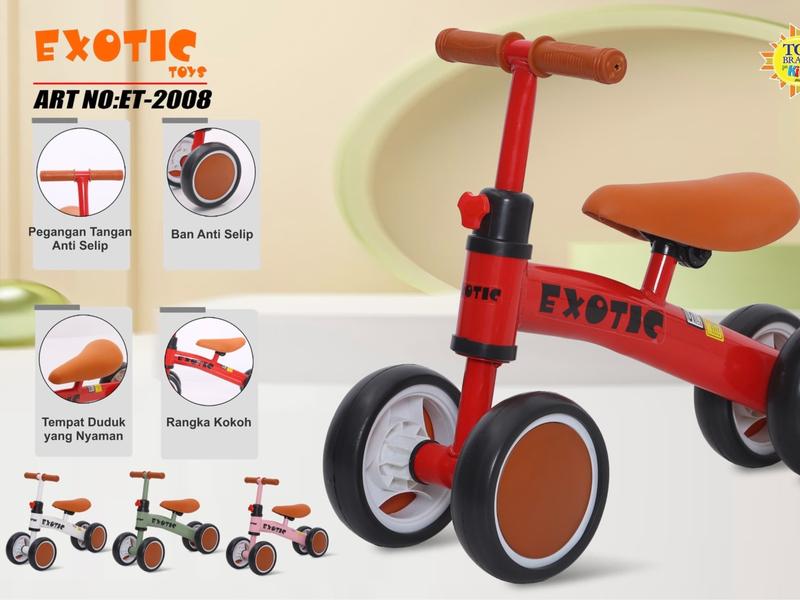 Exotic Baby Balance Bike Ride On Sepeda Mini Anak Bayi Balita - Shop ...