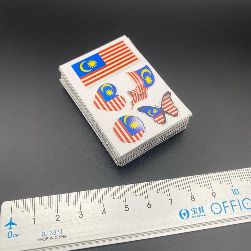 [Borong] Sticker muka pipi merdeka kalis air untuk peniaga - TikTok ...