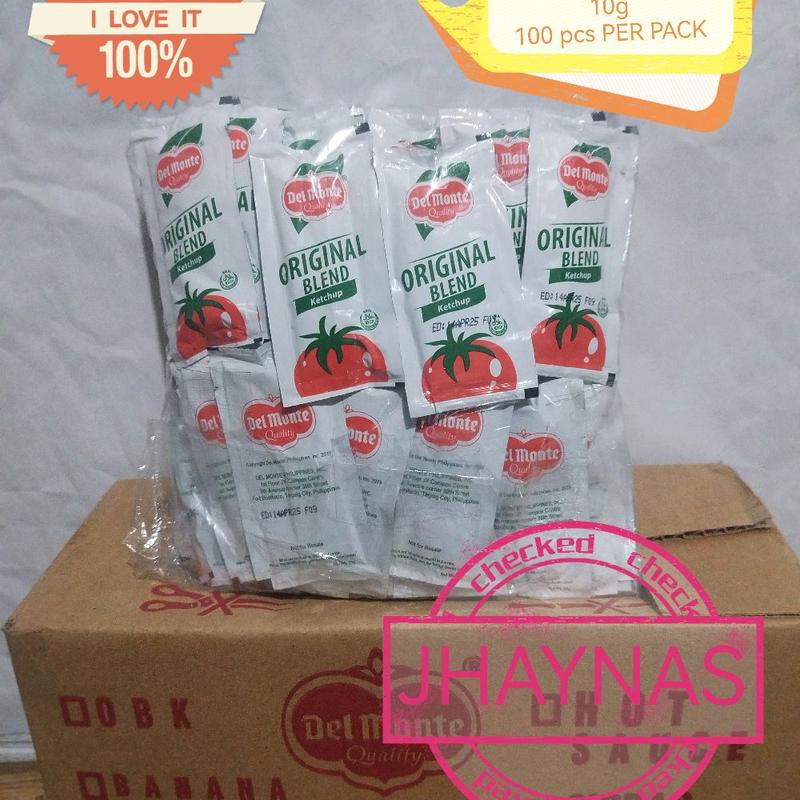 KETCHUP SACHET 10g 100 pcs PER PACK - TikTok Shop Philippines