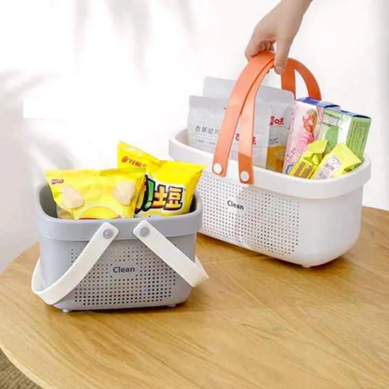 GV Household Portable Bath Basket Storage With Handle Easy Carry ...