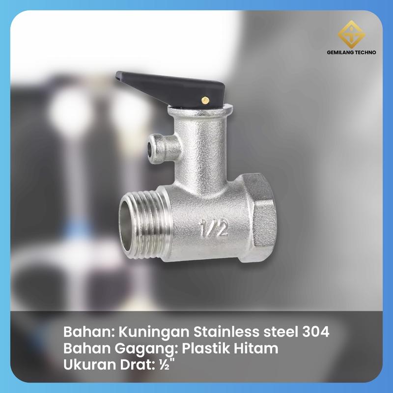 Stop Kran Water Heater Safety Valve untuk Pemanas Air Ariston | Valve ...