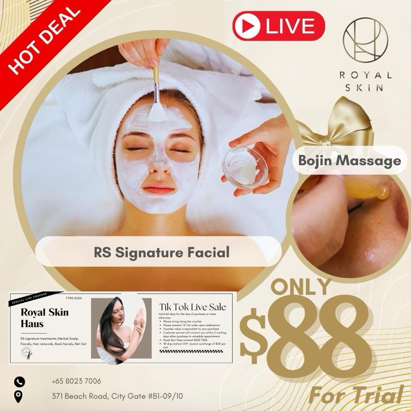 RS Signature facial and RS Bojin DeepSculpt Treatment & Massage ...