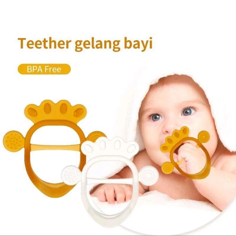 Teether Gelang Bayi Transparan Mainan Bayi Model Gelang Lembut - Shop ...
