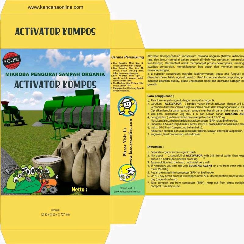 Aktivator kompos (250gr GP-1) - Shop | Tokopedia