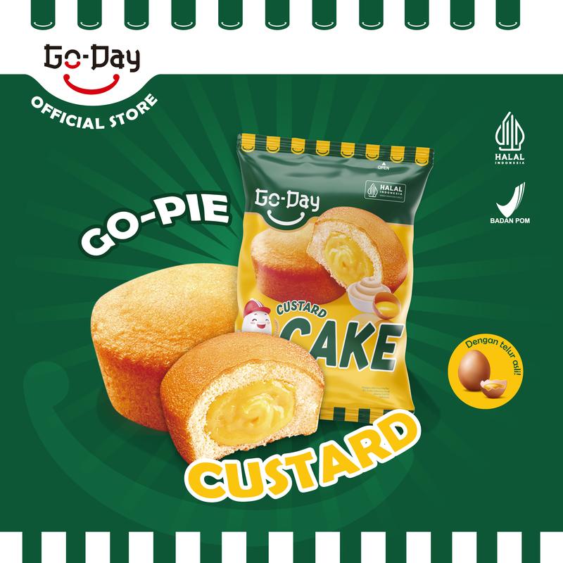 Go-Day Go-Pie Custard Cake isi 20 Pcs & 25 Pcs - Shop | Tokopedia