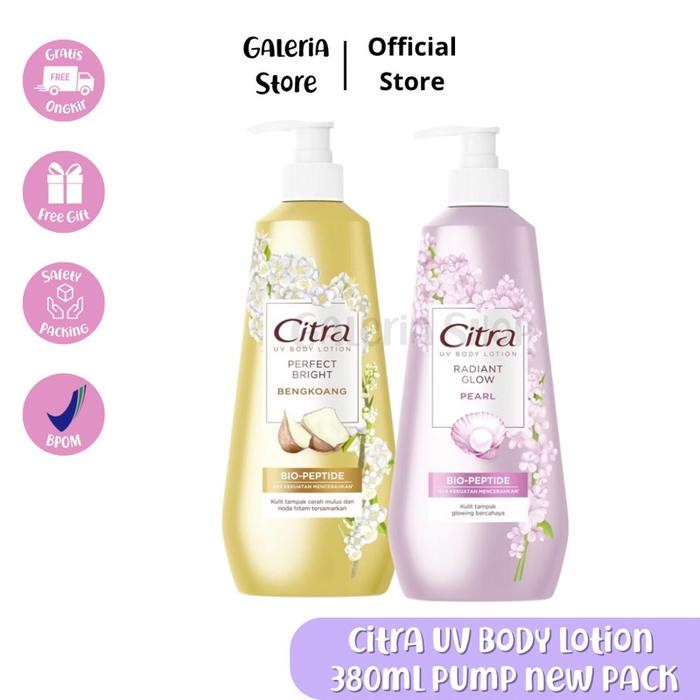 Jual (READY STOK) CITRA NATURAL UV GLOW BODY LOTION BENGKOANG 380ML ...