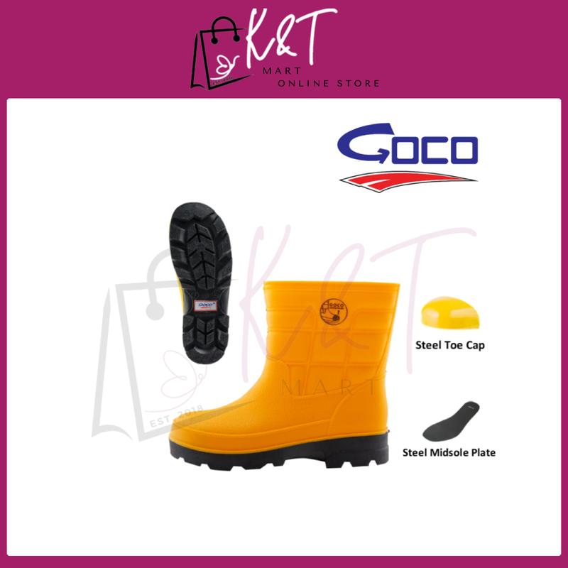Goco M985 Yellow Safety Rain Boots | Kasut But Hujan Keselamatan Kuning ...