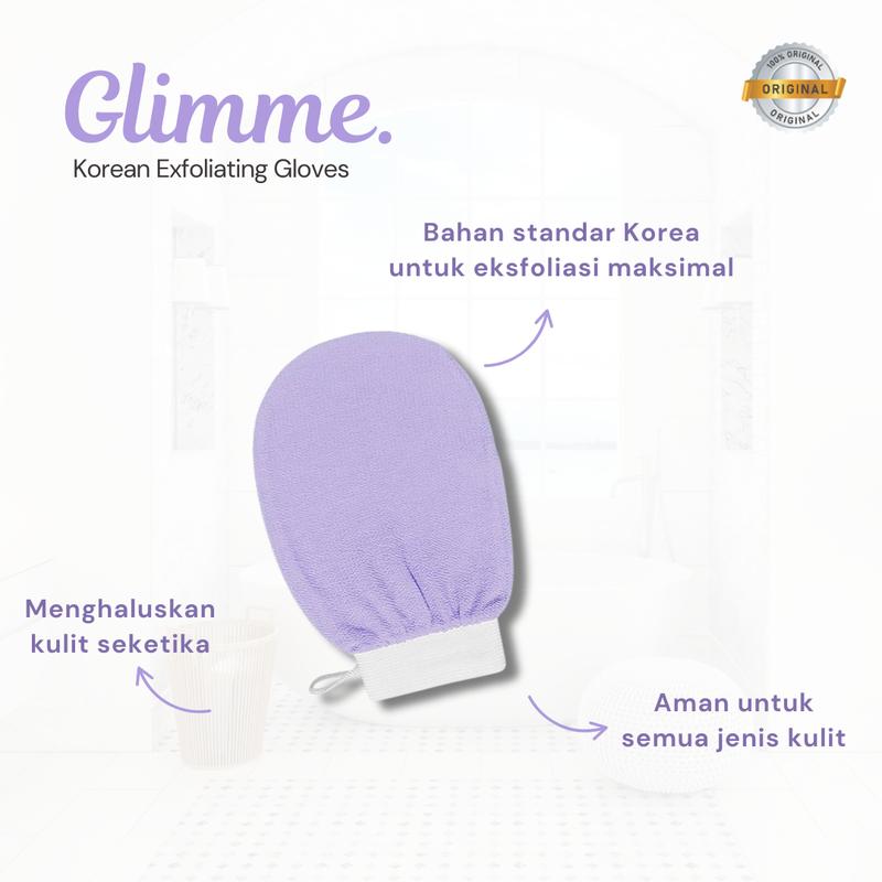 GTS02 - Sarung Tangan Scrub Mandi Korea Exfoliating Glove Glimme - Shop ...