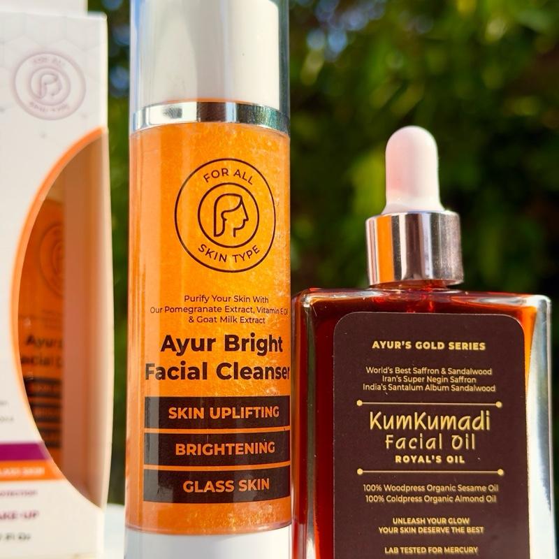 2 In 1 Set 5X Brightening Royal Glow Skincare Ayur Bright Pomegranate ...