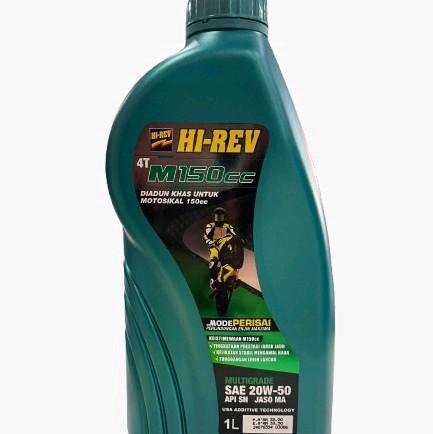Hi-Rev 4T M150CC 20W-50 (1 liter) - TikTok Shop Malaysia
