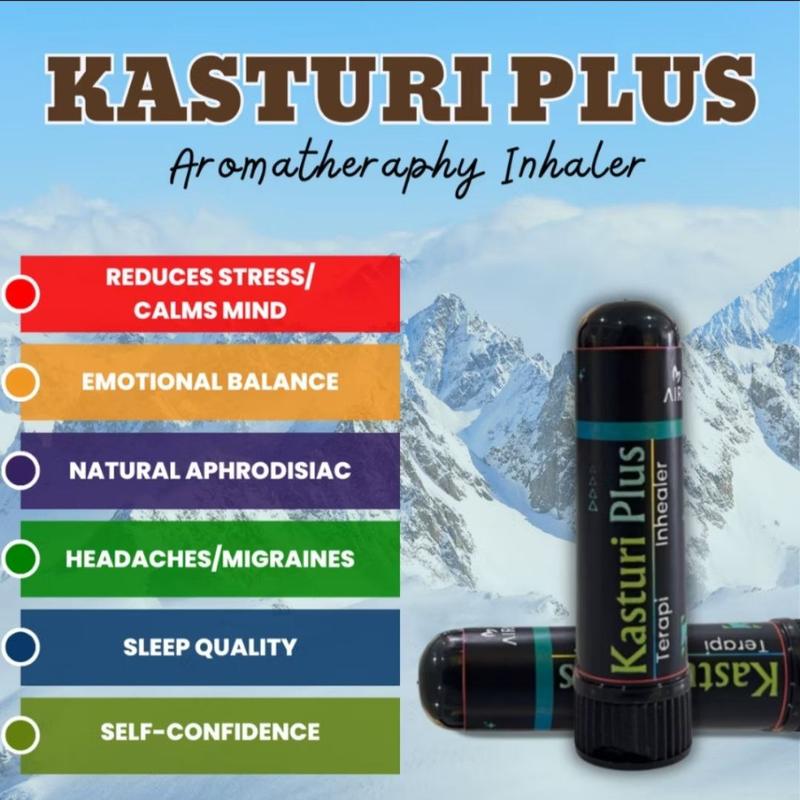 KASTURI PLUS AROMATHERAPY INHALER-TERAPI SEDUT HERBA - TikTok Shop Malaysia