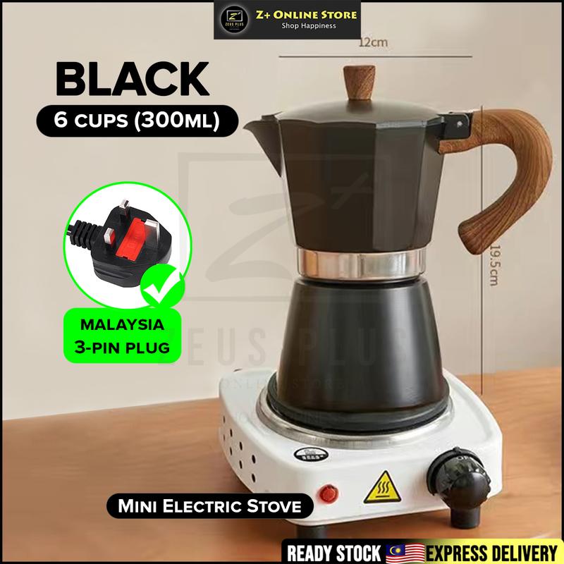 ZPLUS Express Coffee Pot Moka Pot Coffee Maker Combo Set wit - TikTok ...