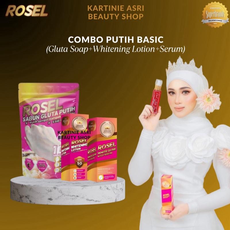 ROSEL COMBO PUTIH BASIC (S+L+S) - TikTok Shop Malaysia