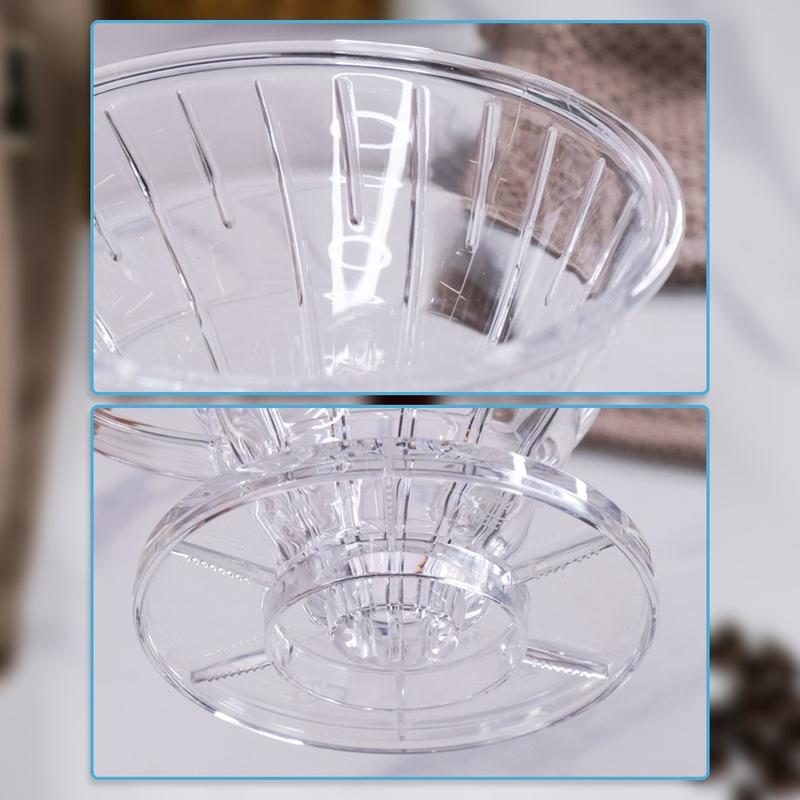One Two Cups Filter Penyaring Kopi V60 Manual Brew Cone Coffee Dripper ...