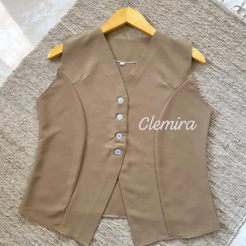 Luna Vest Wanita Rompi Atasan Cewek Outer Premium fashion office elegan ...