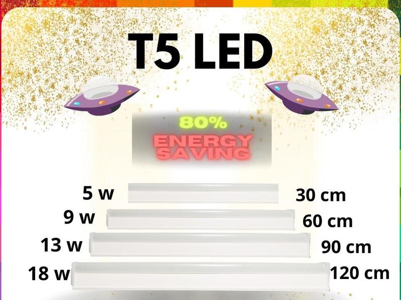 Lampu TL Neon T5 LED 5W/9W/13W/18W Tube Warna Warni/Lampu neon - Shop ...