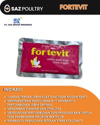 Jual FORTEVIT 50 Gram FORTEVIT Suplemen Vitamin Untuk Unggas Ternak ...