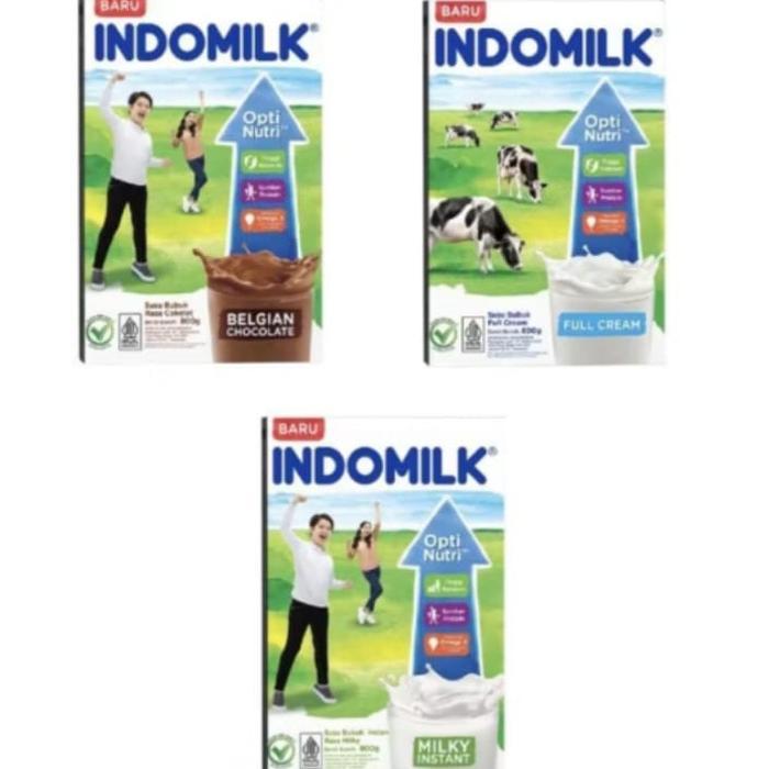Jual Indomilk Full Cream Plain Susu Bubuk 800Gr - Fullcream plain ...