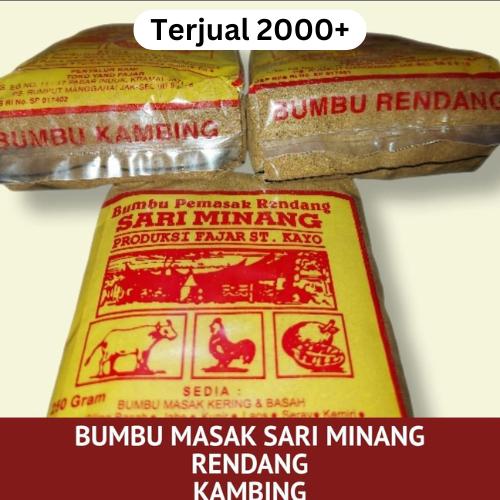 Bumbu Sari Minang Masakan Rendang | Kambing | 250 Gram Ayam Msg - Shop ...