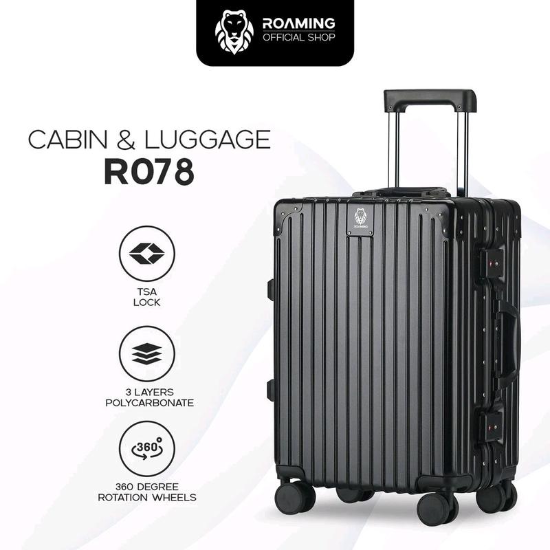 ROAMING R078 Koper Fiber 20 Inch - 24 Inch - 28 Inch Kabin Bagasi ...