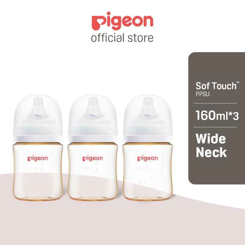 [Bundle Deal] Pigeon SofTouch Wide-Neck BPP PPSU Nursing Bottle ...