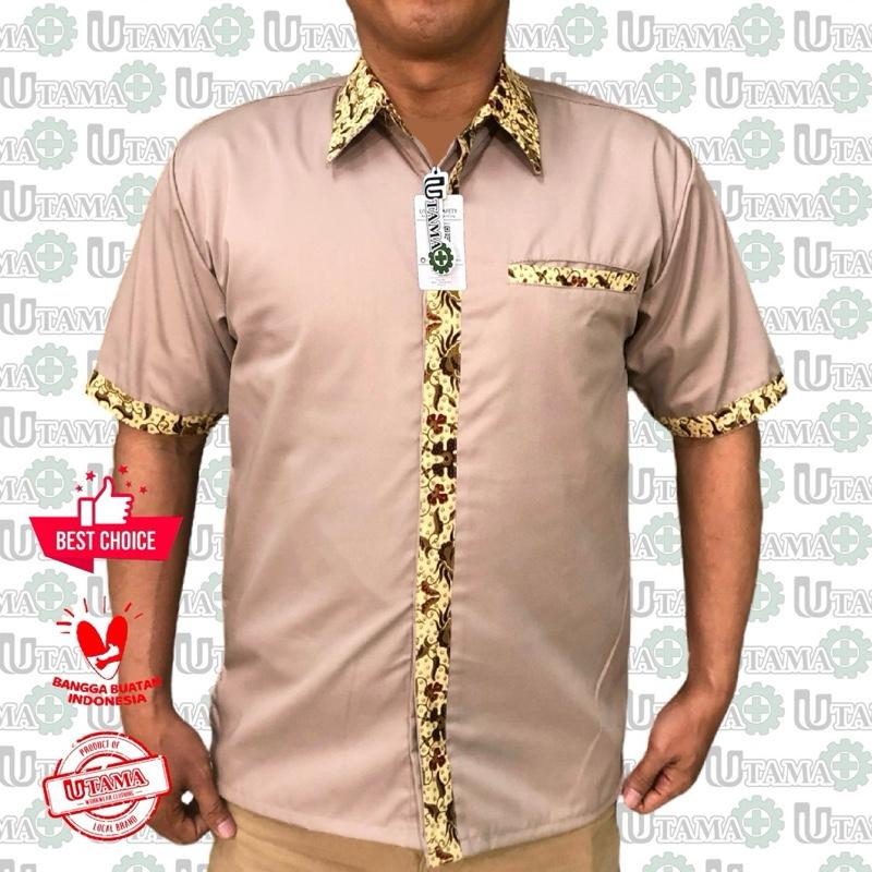 Kemeja Kerja Batik - Seragam Catering - Seragam Driver - Seragam - Shop ...