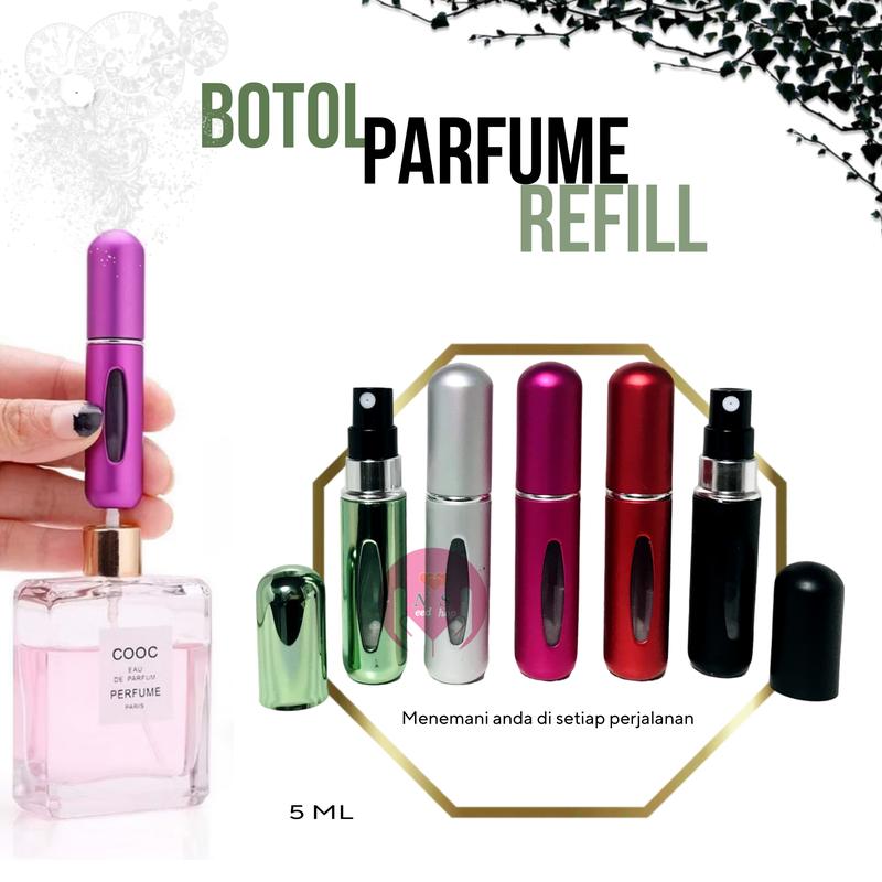 [MINIMAL 2 PCS] .BOTOL PARFUM MINI REFILL / MINI SPRAY PERFUME TRAVEL ...