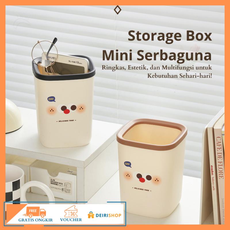 [DEIRI]Storage Box / Tempat Sampah Mini Kotak /Tempat Penyimpanan ...