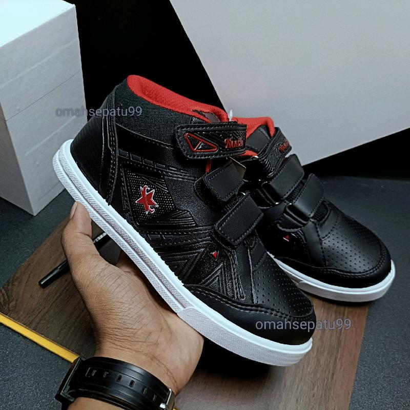 sepatu anak sekolah model boot hitam putih Fashion - Shop | Tokopedia