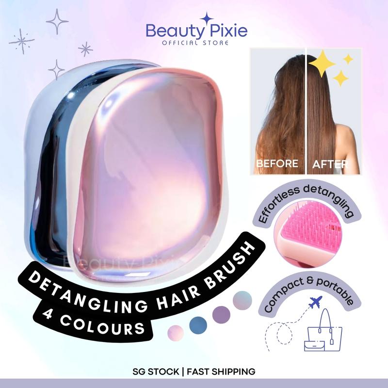 Beauty Pixie Detangling Hair Comb | Compact Styler Comb Hairbrush ...