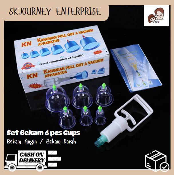 *Ready Stock* KN Set Bekam 6Pcs [Bekam Angin/Darah DIY di Rumah ...