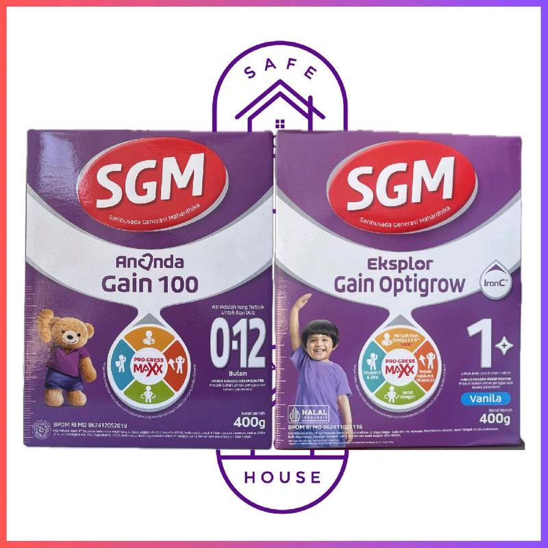 SGM Eksplor Gain Optigrow 1+ 400Gr - Susu Peningkat Berat Badan Anak ...