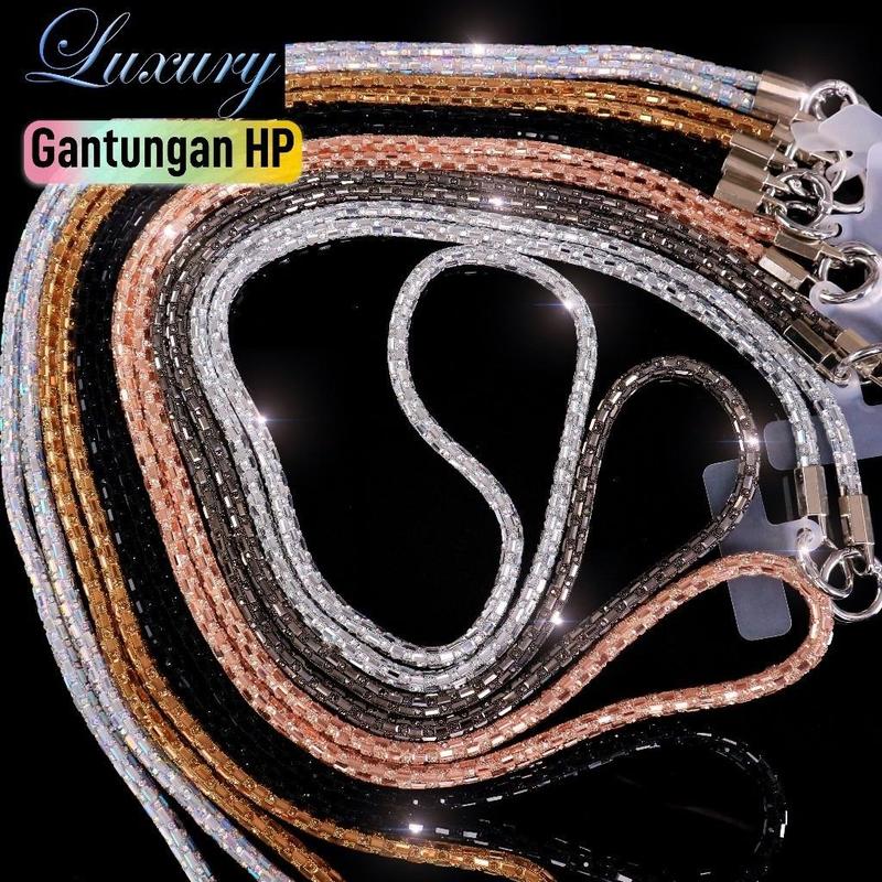 Tali Strap Gantungan Lanyard HP Diamond Cantik Untuk HP Gliter - Shop ...