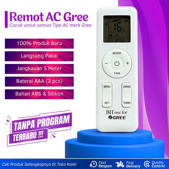 Jual Remot Remote AC Gree GWC-05MOO5 GWC-05MOO5S GWC-09MOO5 GWC-09MOO5S ...