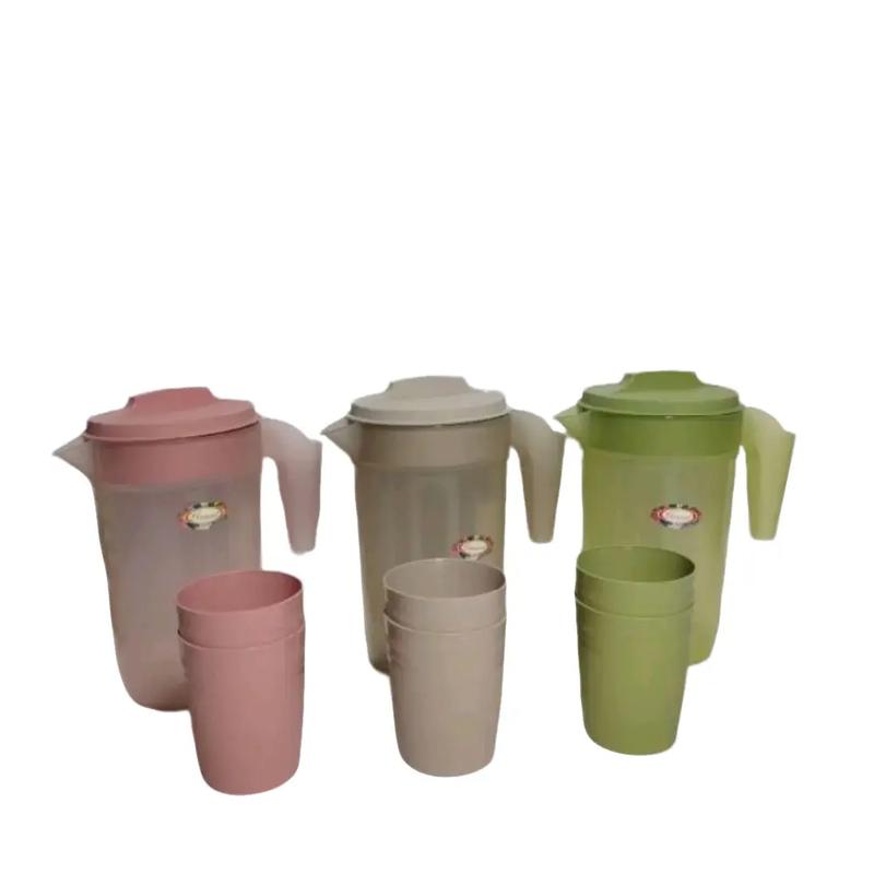 TEKO BRANAK/ESKAN/TEKO SET GELAS/TEKO 1 liter + 2 gelas Plastik - Shop ...