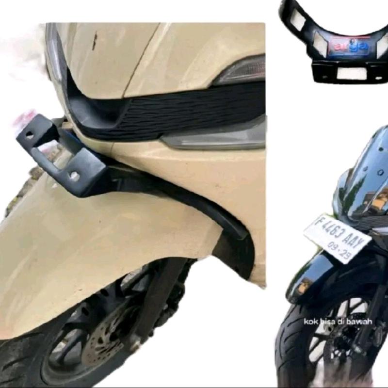 Dudukan play nomor sepeda motor honda stylo 160, pangkon plat nomor ...