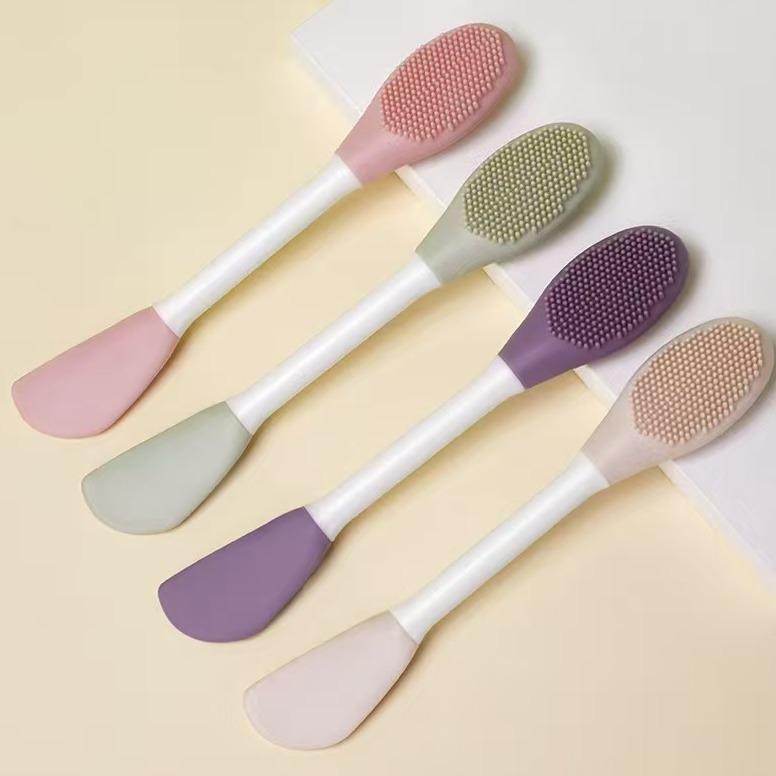 Facial Mask Brush, new double-headed silicone makeup tool , facial ...