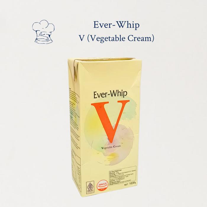 Jual EverWhip Vegetable Cream 1030 gr / EverWhip 1030 / Ever Whip (Non ...
