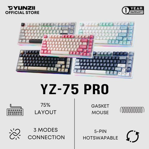 Promo Yunzii YZ75 / YZ-75 Pro Mechanical Keyboard Gasket Wireless 3in1 ...