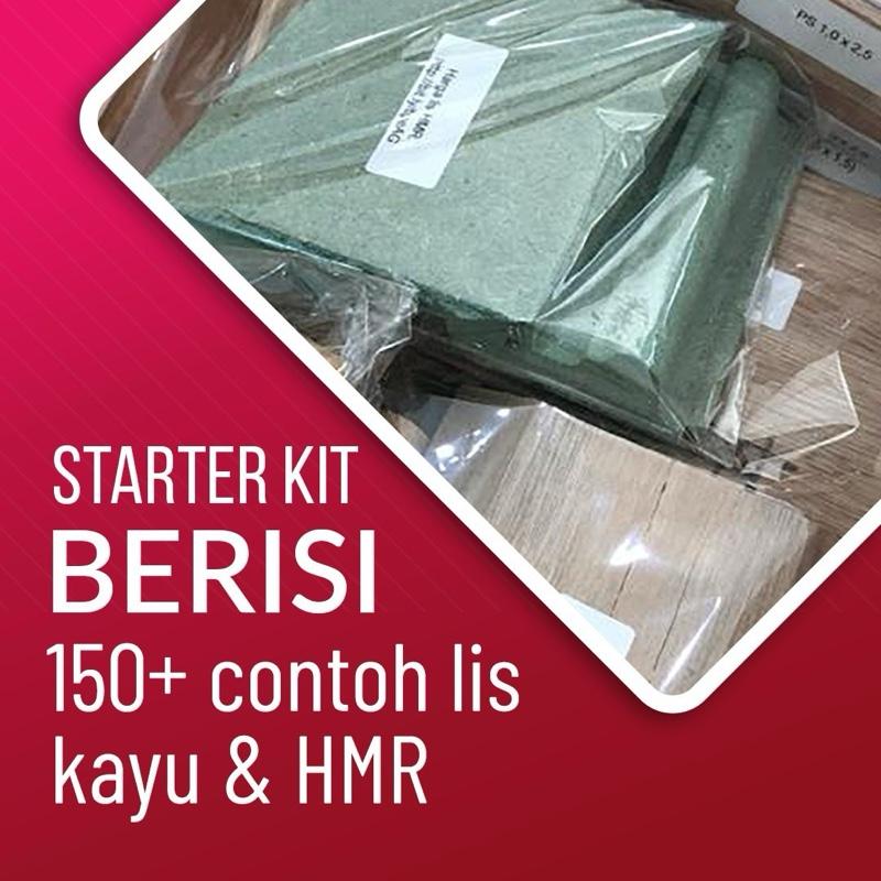 Starter Kit berisi 150+ contoh lis kayu & HMR - Shop | Tokopedia