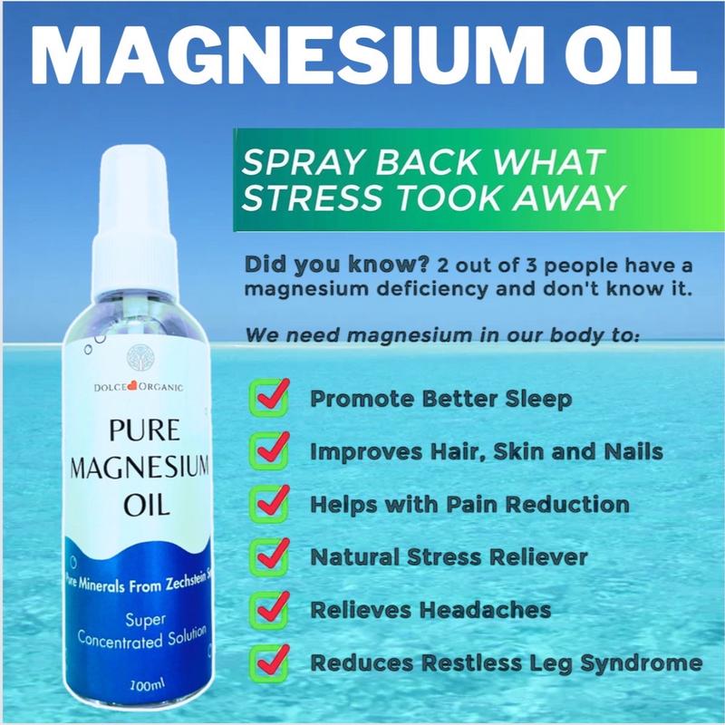 Minyak Magnesium Zechstein Sea | 100mL | Botol Sembur | Sumber - TikTok ...
