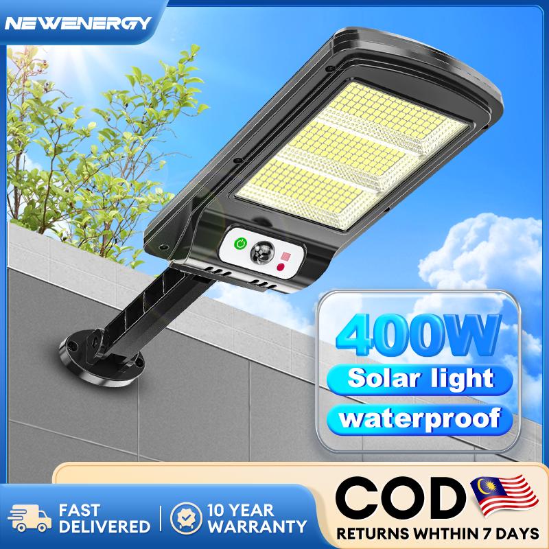 【Ready Stock】Solar Light outdoor lighting 400W IP65 Waterproof - TikTok ...
