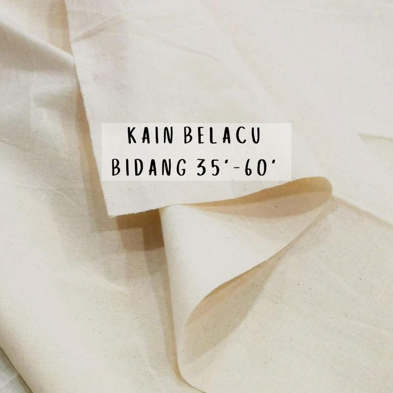 1 Meter Kain Belacu Cotton/Kain Calico / Kain Rentang Jawi banner ...