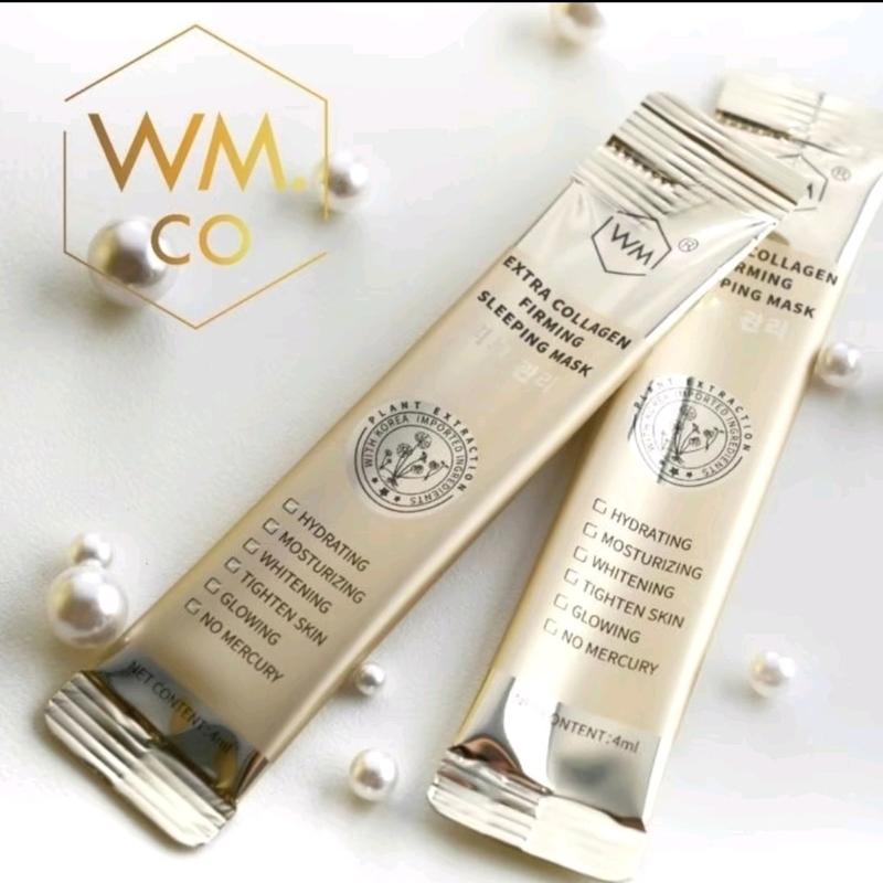WM Extra Collagen Sleeping Mask Wajah - Penghidratan Mendalam ...