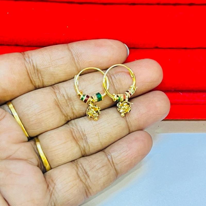 Valayam earring..(5cen size)Micro gold polished..️Daily use - TikTok ...