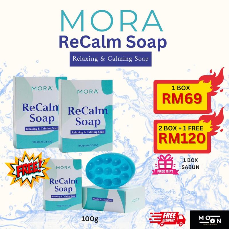 MORA RECALM SOAP 100g | ORI HQ [FAST SHIPPING] Sabun - TikTok Shop Malaysia