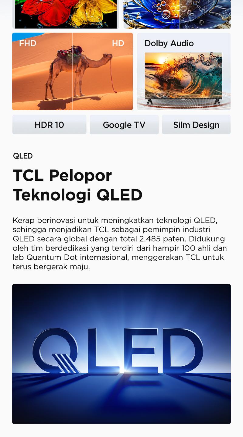 TCL Ultimate QLED FHD TV 40 inch V5C - HDR 10 - Dolby Audio - Google ...