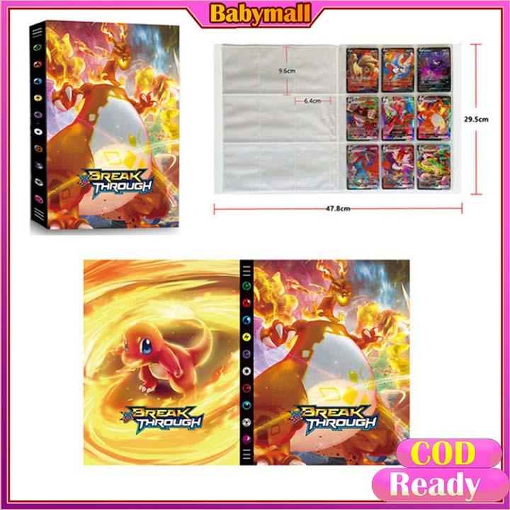 540 Cards Pokemon Album Book Collection Holder Game Card Collection ...
