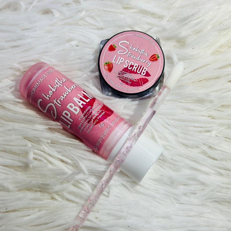 (Combo Set) Shobitha Lip Balm + Lip Scrub - TikTok Shop Malaysia