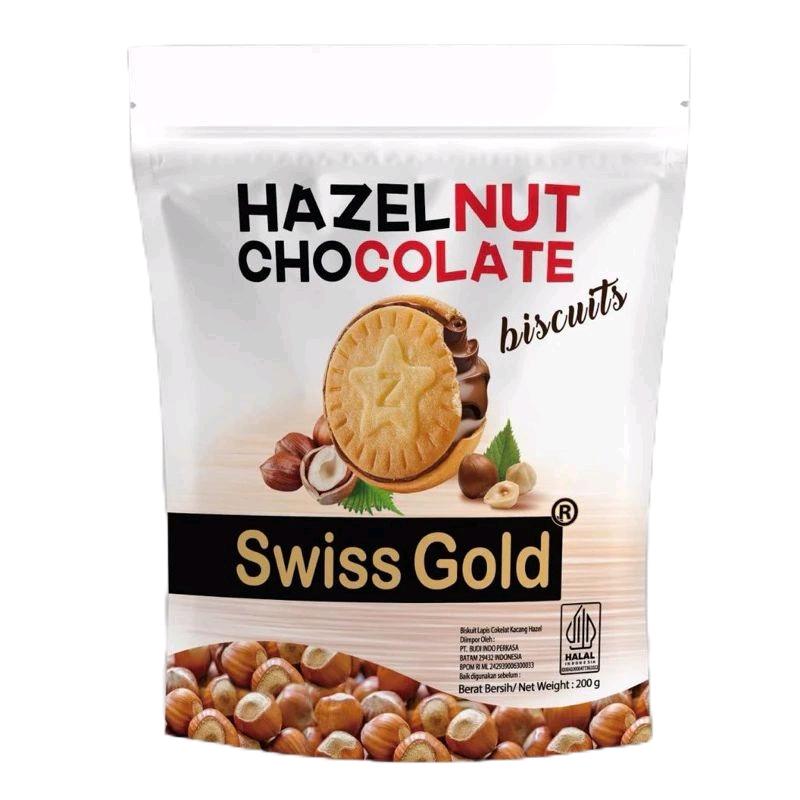 Swiss Gold Hazelnut Biscuits Biskuit Lapis Cokelat Kacang Hazelnut ...